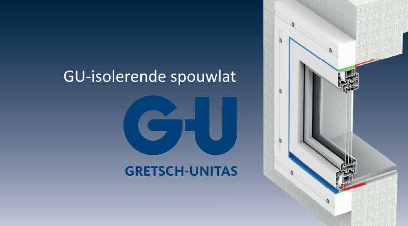 GU-isolerende spouwlat VOOR PASSIEF BOUWEN | raamambassadeur